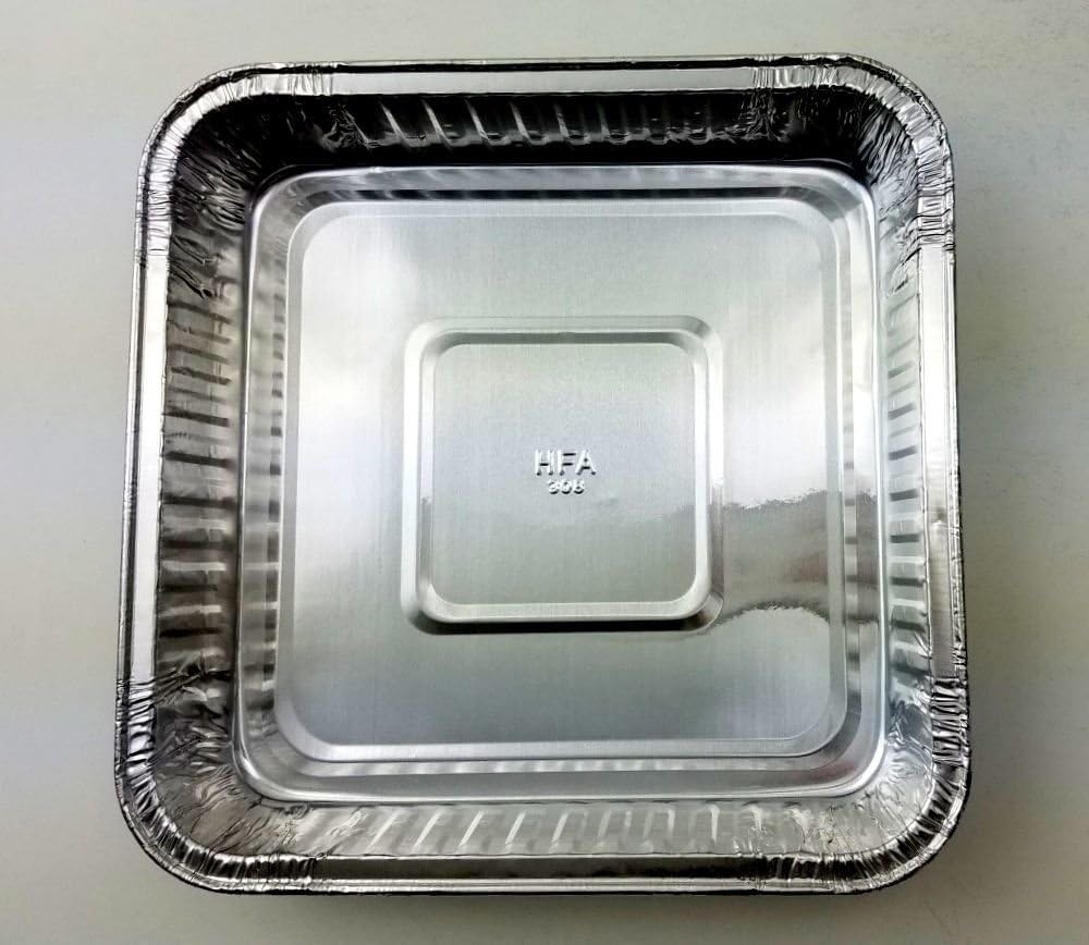 HFA 9" Square Cake Foil Cake Pan 500/CS – Foil-Pans.com