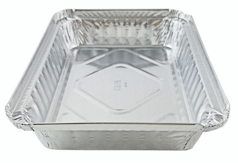 1 1/2 lb. Oblong Take-Out Foil Pan - Shallow 500/CS – Foil-Pans.com
